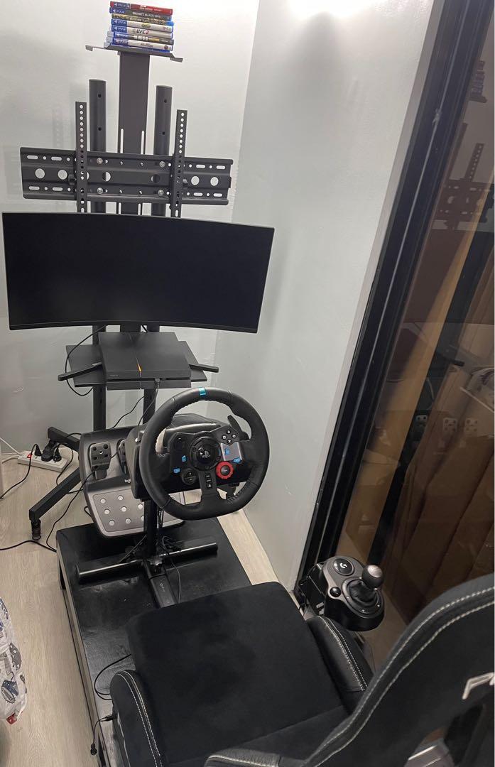 Logitech G29 Driving Force Racing Complete Set / Xiaomi Gaming Monitor ...
