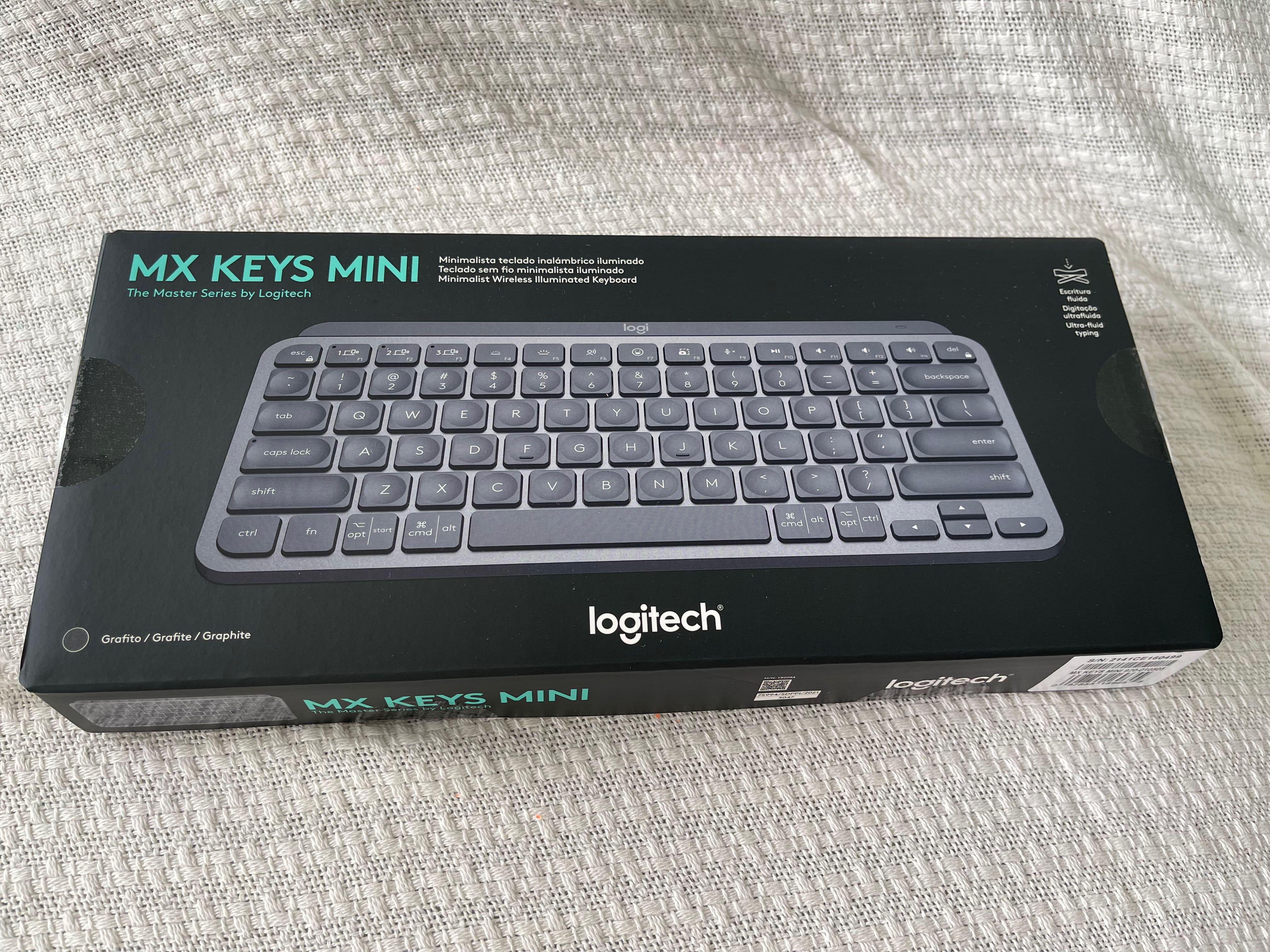 Logitech MX Keys Mini Graphite, Computers & Tech, Parts & Accessories ...
