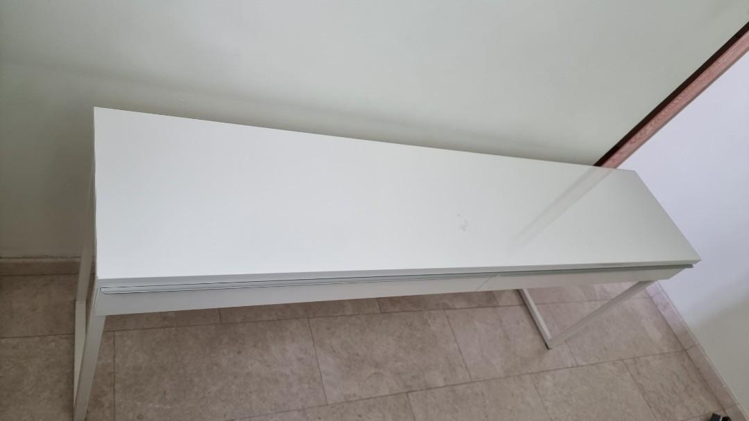 Long Study Table - 180 cm Length, Furniture & Home Living, Furniture ...