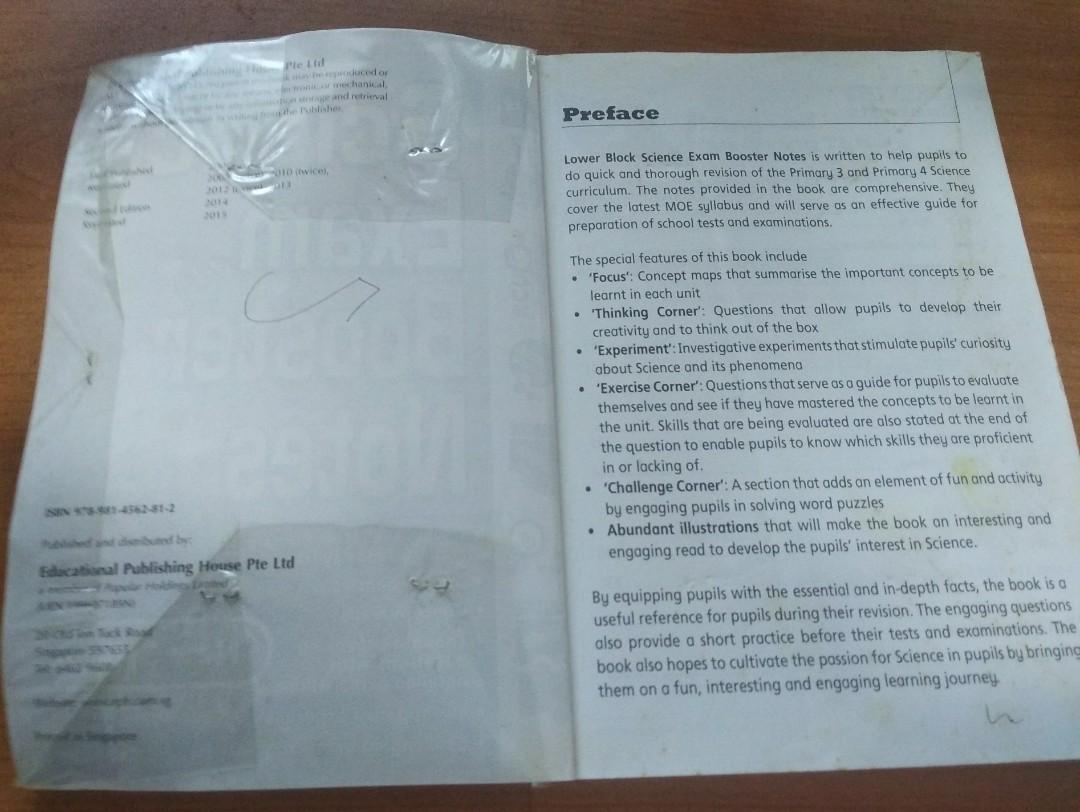 Lower Primary Science Notes p3&p4, Hobbies & Toys, Books & Magazines ...