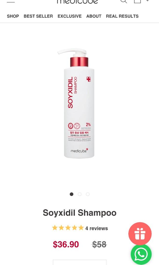 Medicube soyxidil shampoo, Beauty & Personal Care, Hair on Carousell