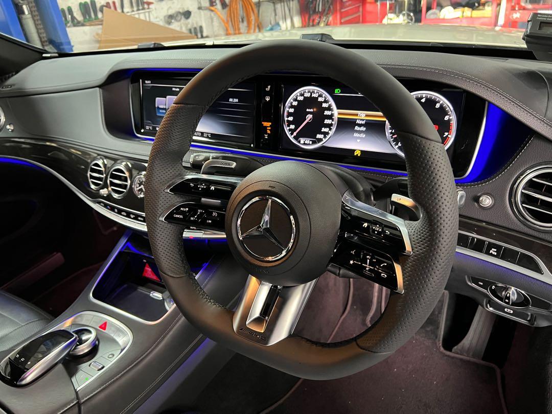 Mercedes Benz amg steering wheel a b c cla gla e slk s GLC glb gle ...