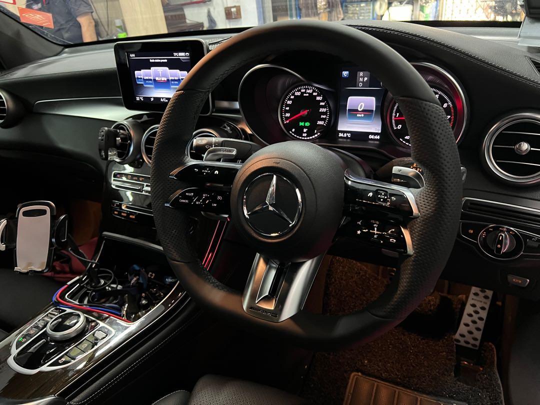Mercedes Benz amg steering wheel a b c cla gla e slk s GLC glb gle ...