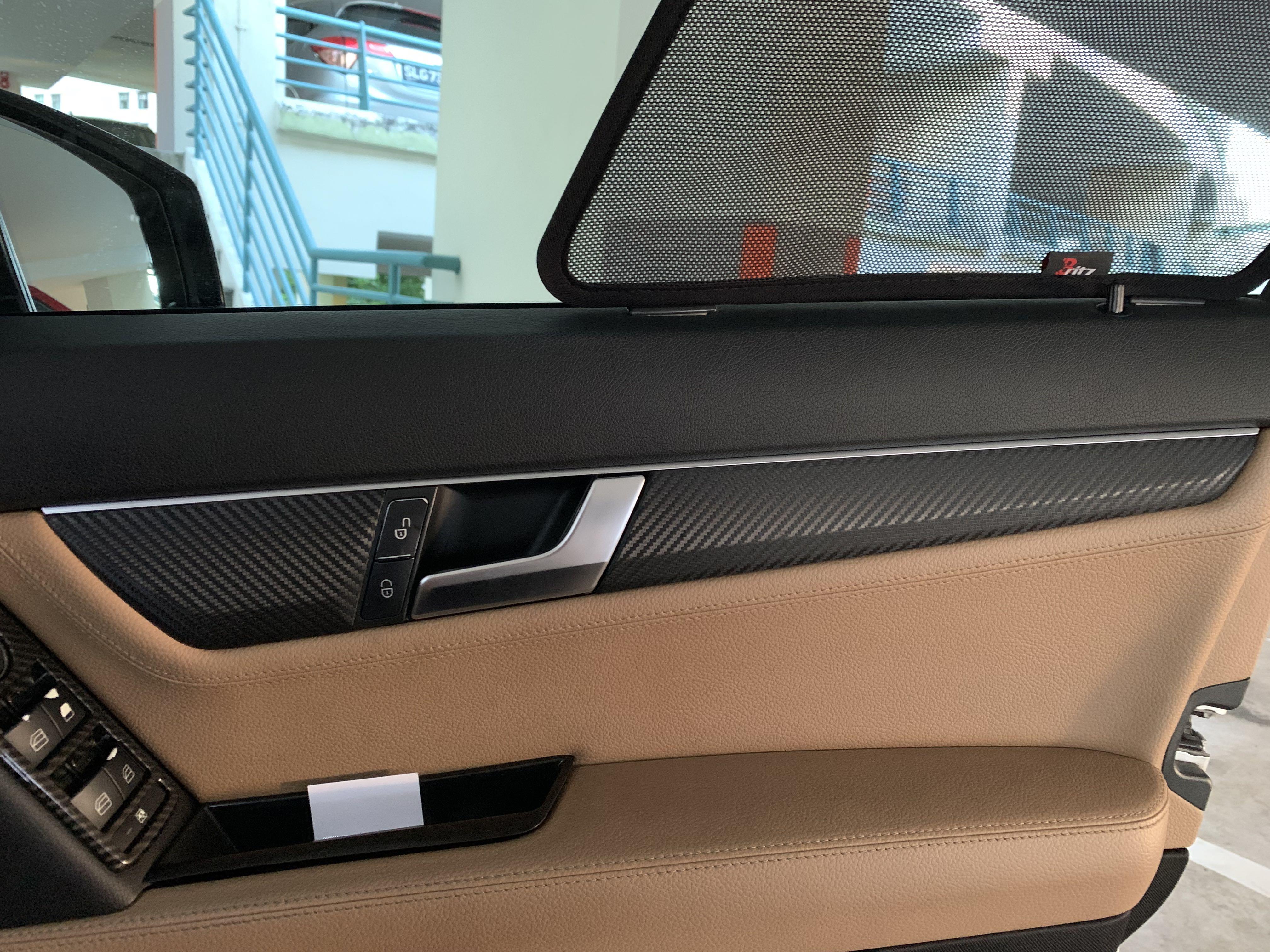 Mercedes Interior Panel Wrapping #CarbonSteer , Car Accessories ...