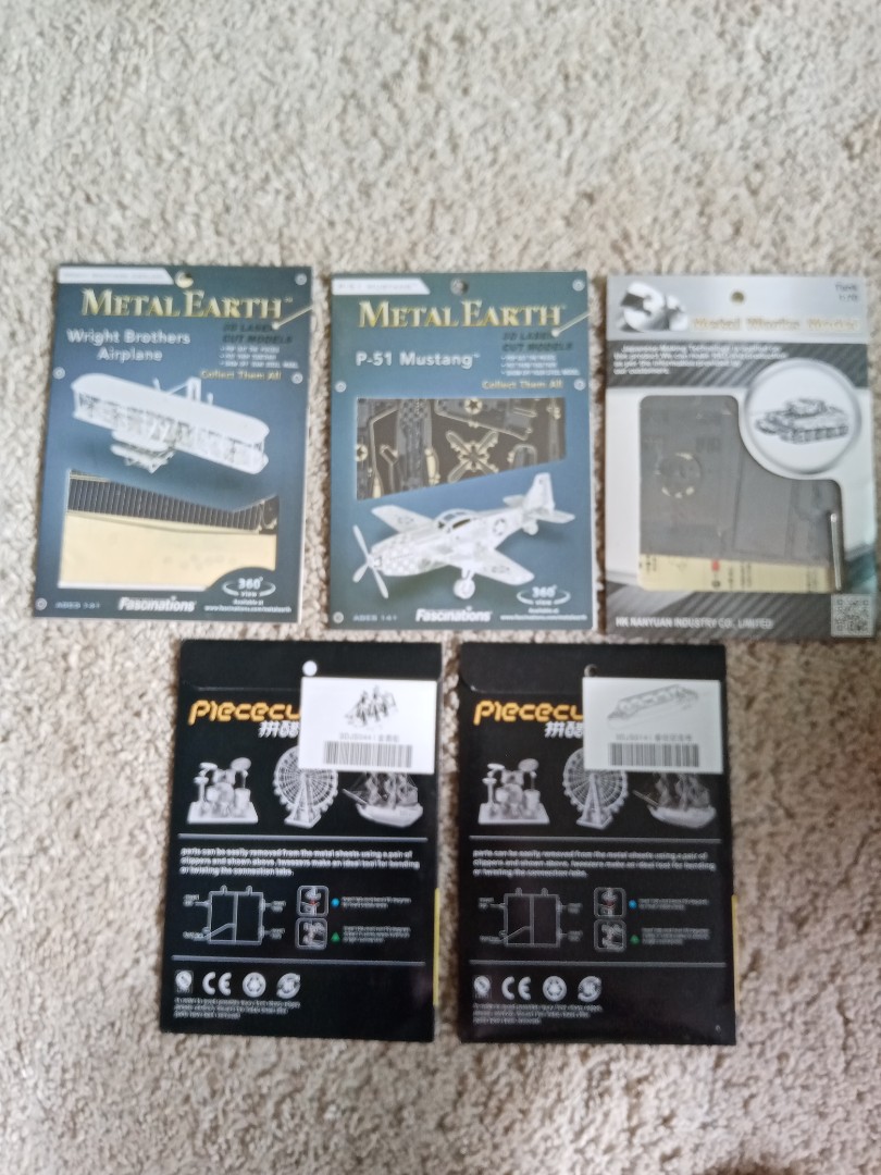 Metal model kits ALL for 35, Hobbies & Toys, Toys & Games on Carousell