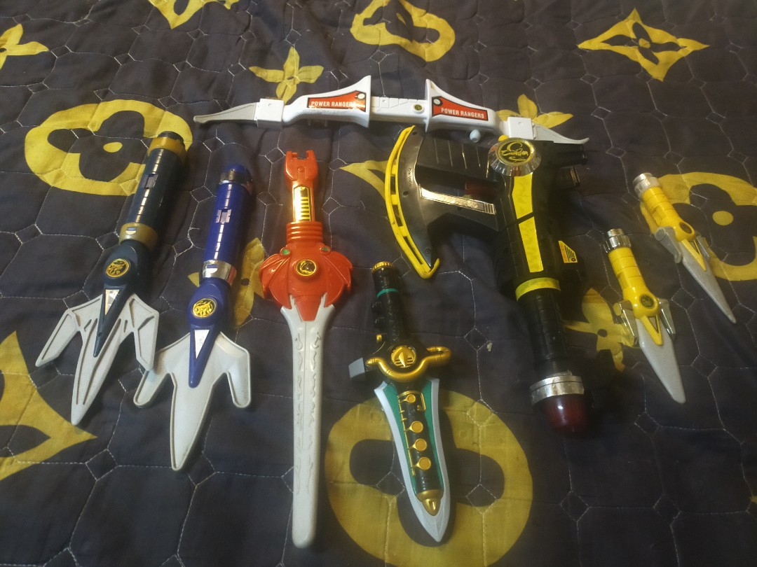 Mmpr lot weapon vintage bandai, Hobbies & Toys, Collectibles ...