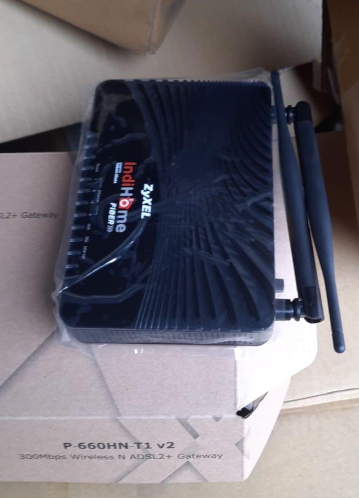 modem router wireless ZYXEL indihome model P660HN-T1 V2, Elektronik ...