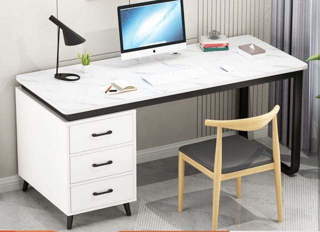 Modern Marble Study Table, Furniture & Home Living, Furniture, Tables ...