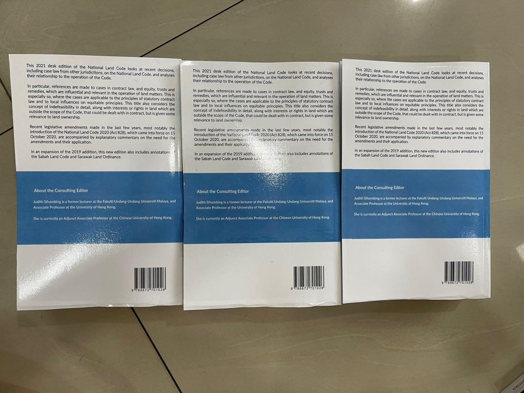 National land code 2021 desk edition 3 volume, Hobbies & Toys, Books ...