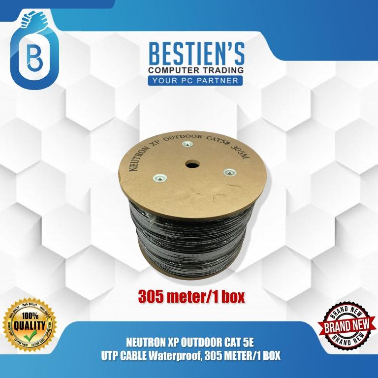 NEUTRON XP OUTDOOR CAT 5E UTP CABLE Waterproof, 305 METER/1 BOX ...