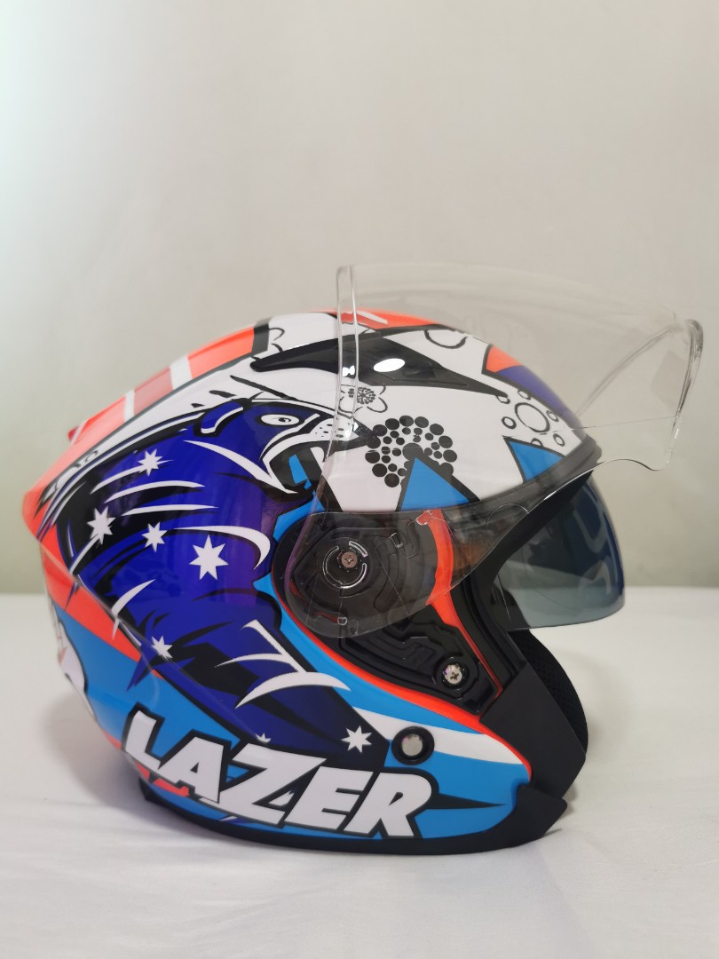New LAZAR Helmet YH 881 -, Motorcycles, Motorcycle Apparel on Carousell