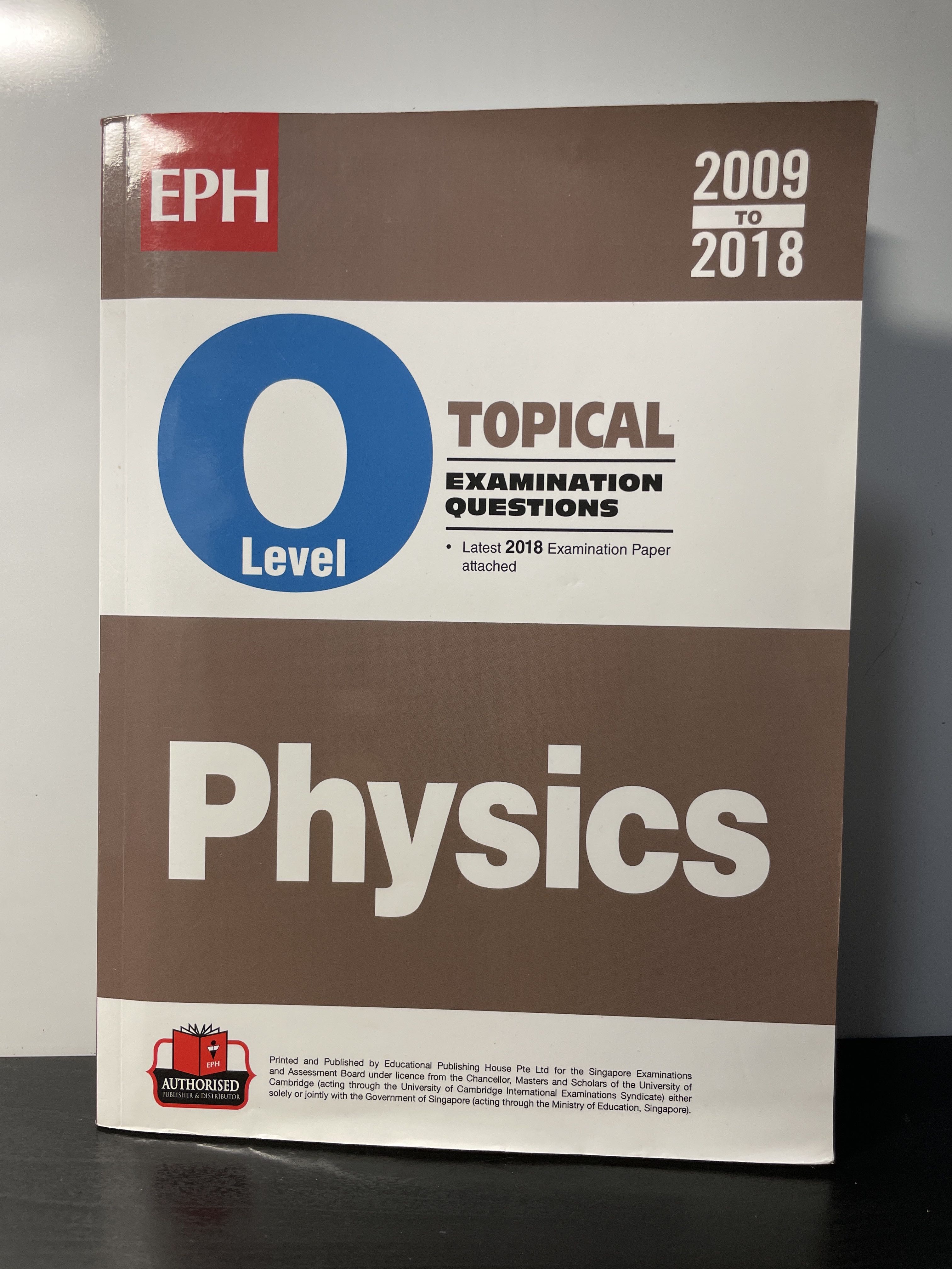 O Level Physics TYS Topical 2009-2018, Hobbies & Toys, Books ...