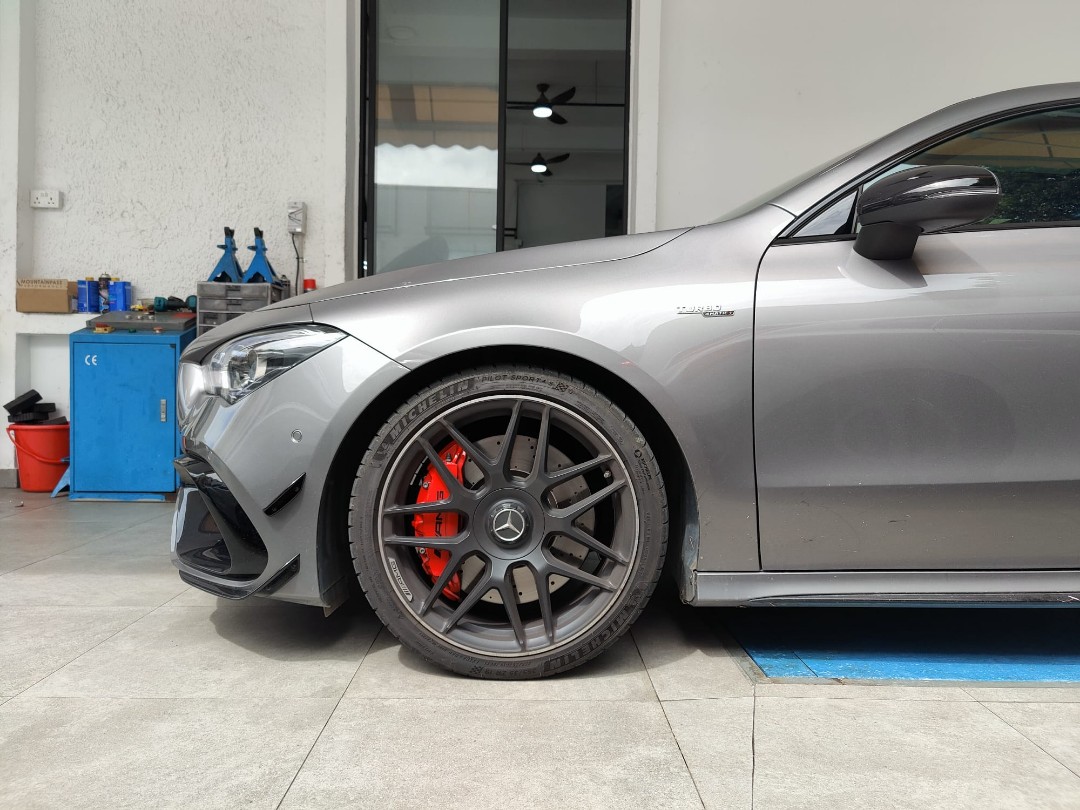 Original Mercedes Cla45s 19" AMG wheels rims, Car Accessories, Tyres ...