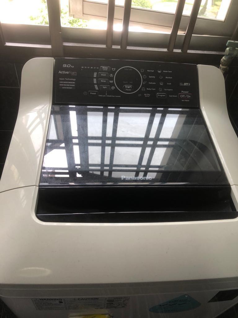 Panasonic active foam washing machine, TV & Home Appliances, Washing ...