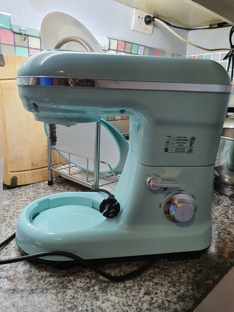 Pastel Blue Electric Mixer 5L Five-Setting, TV & Home Appliances ...