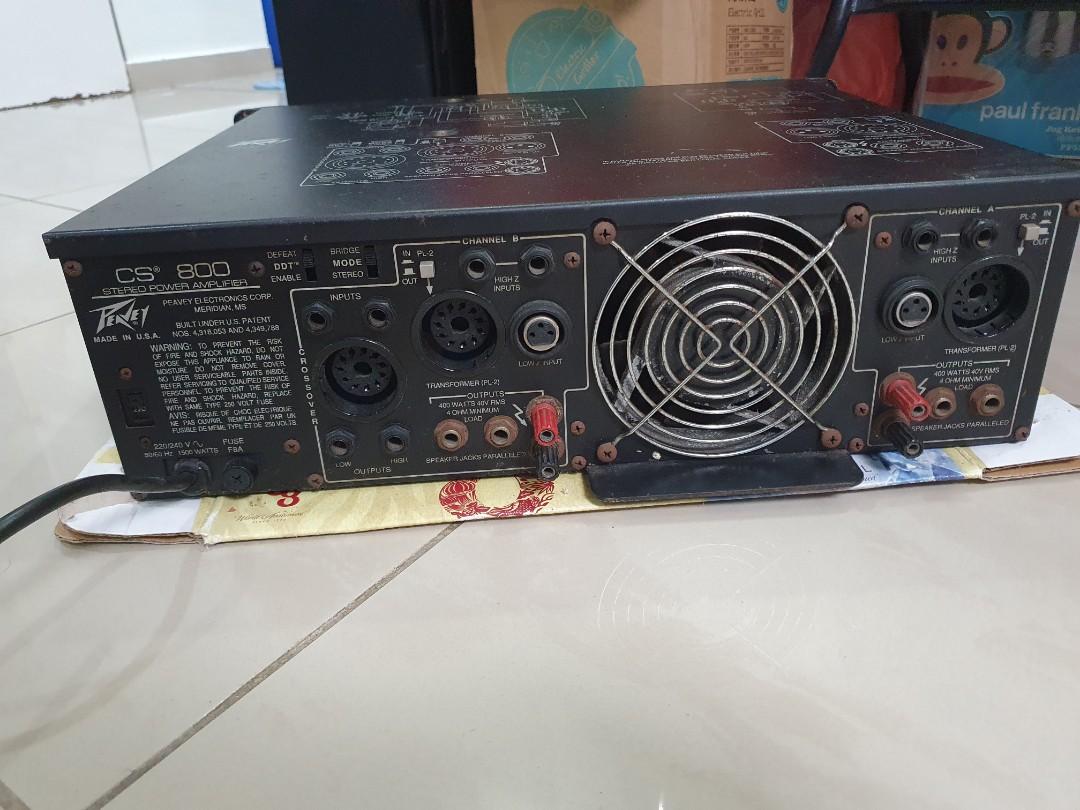 Peavey Power Amplifier (Pls Offer), Audio, Soundbars, Speakers ...