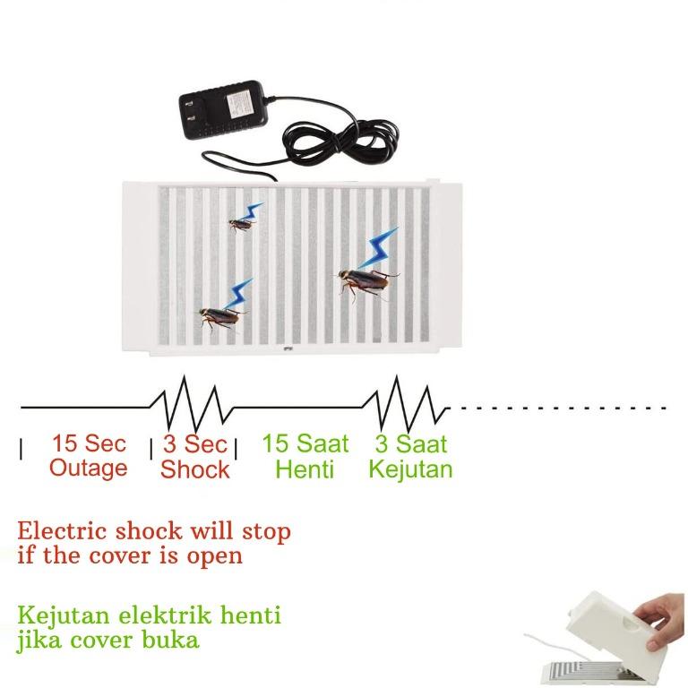 Pest Control - Electric Cockroach Trap 100% Effective Anti Cockroach ...