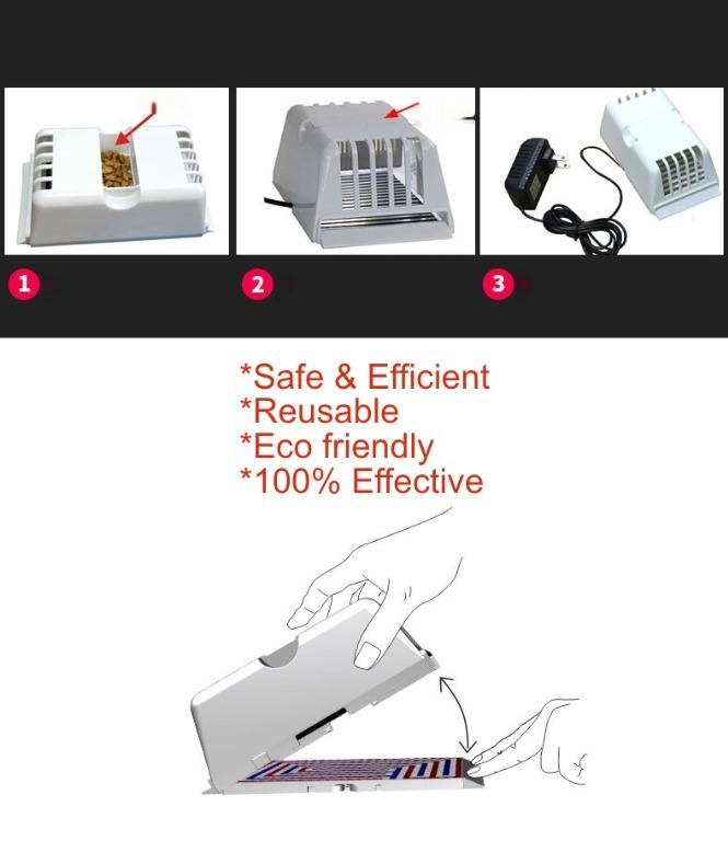 Pest Control - Electric Cockroach Trap 100% Effective Anti Cockroach ...