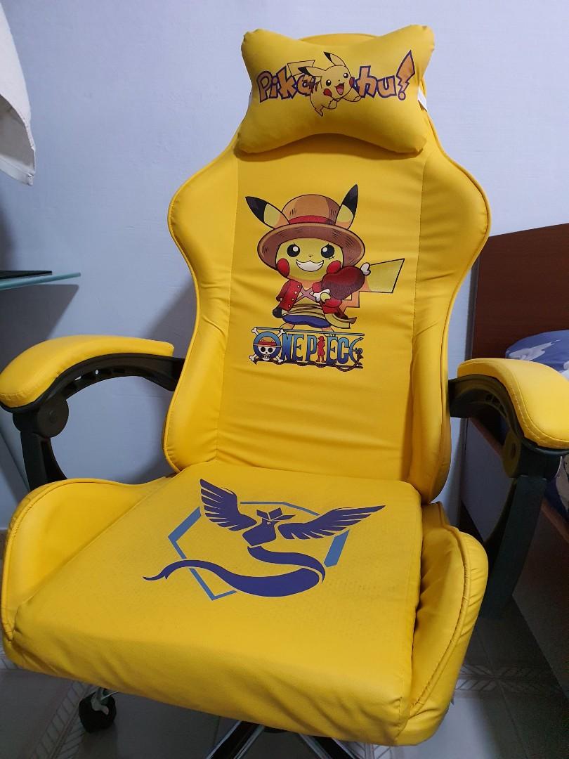 Pikachu Office WFH Chillax Chair, Furniture & Home Living, Furniture ...