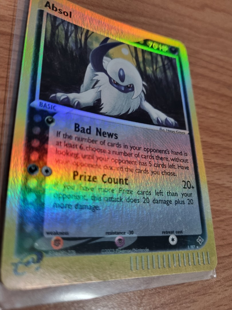 Pokemon EX Dragon Reverse Holo Absol Vintage Card, Hobbies & Toys, Toys ...