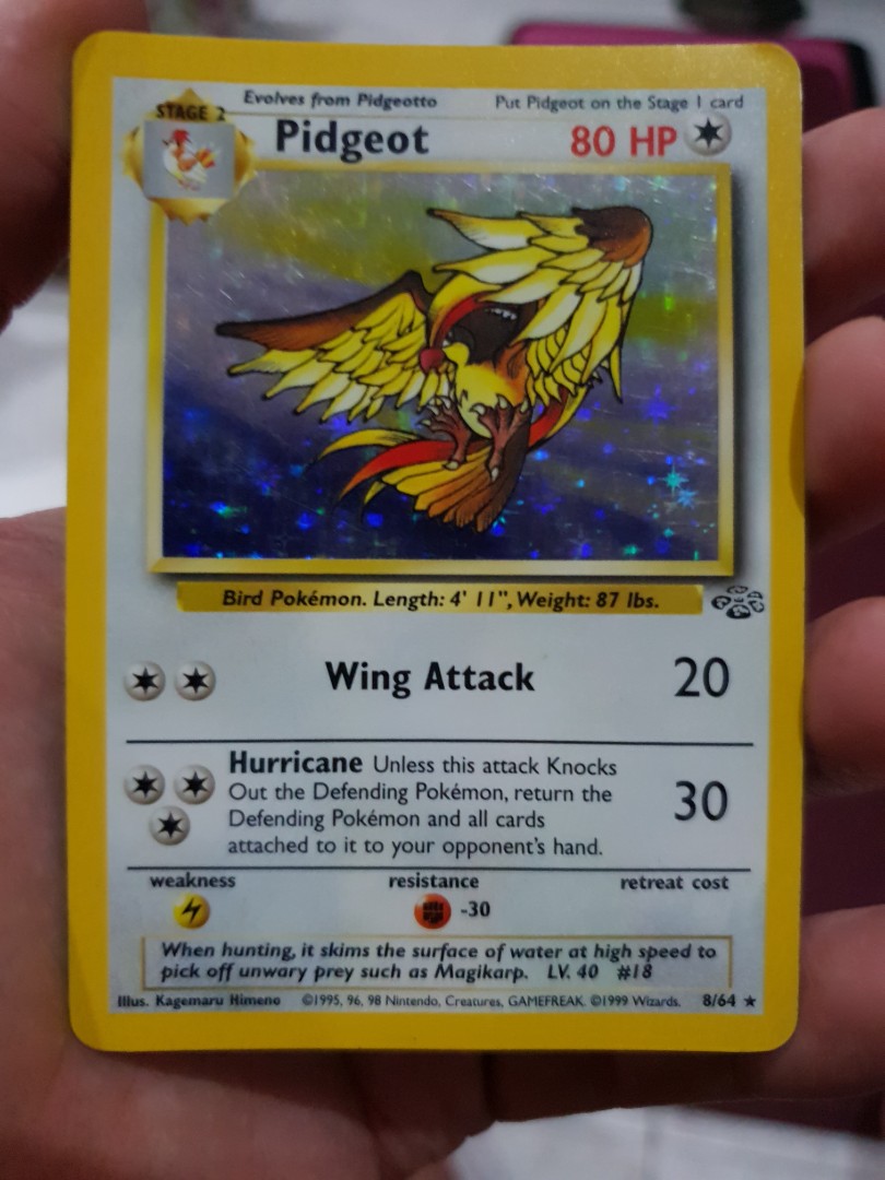 Pokemon pidgeot jungle edition, Hobbies & Toys, Toys & Games on Carousell