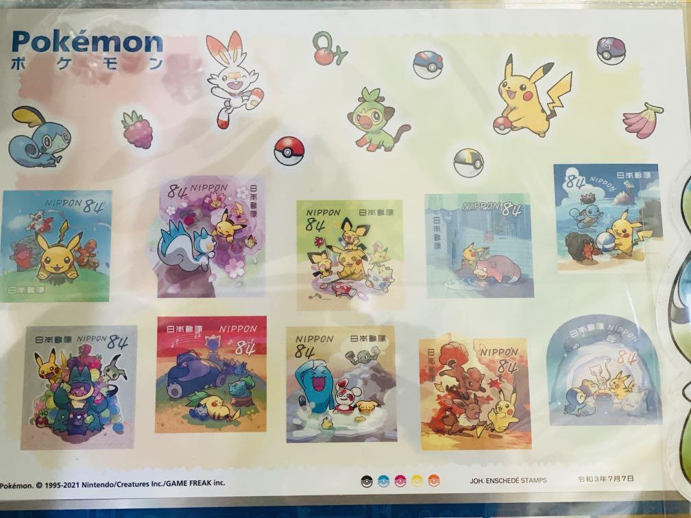 Pokemon stamps box, Hobbies & Toys, Toys & Games on Carousell