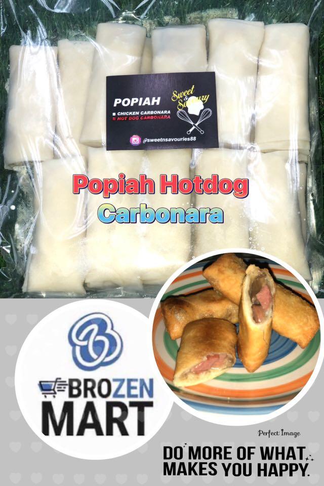 Popiah Hotdog Carbonara, Food & Drinks, Chilled & Frozen Food on Carousell