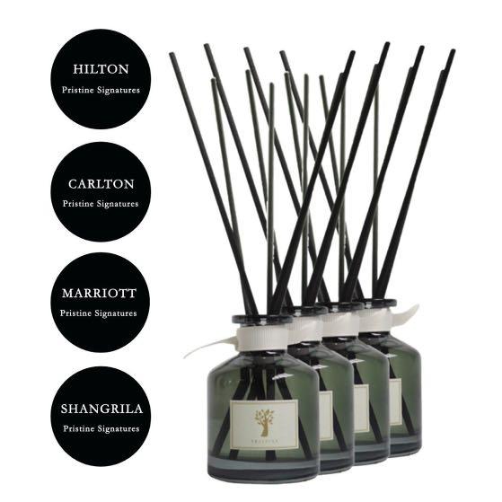 Pristine Aroma Reed Diffuser Hotel Series 50ml x 4, Furniture & Home ...
