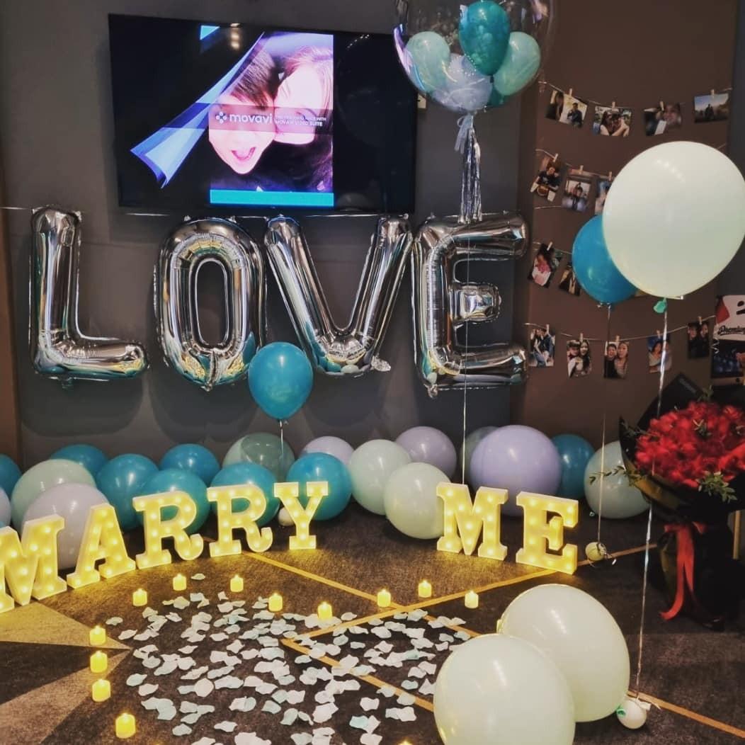 Proposal decoration, marry me set up, marry me decorations, birthday ...