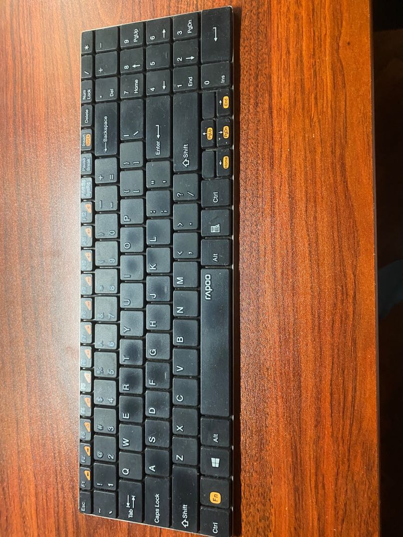 Rapoo Black Wireless Keyboard, Computers & Tech, Parts & Accessories ...
