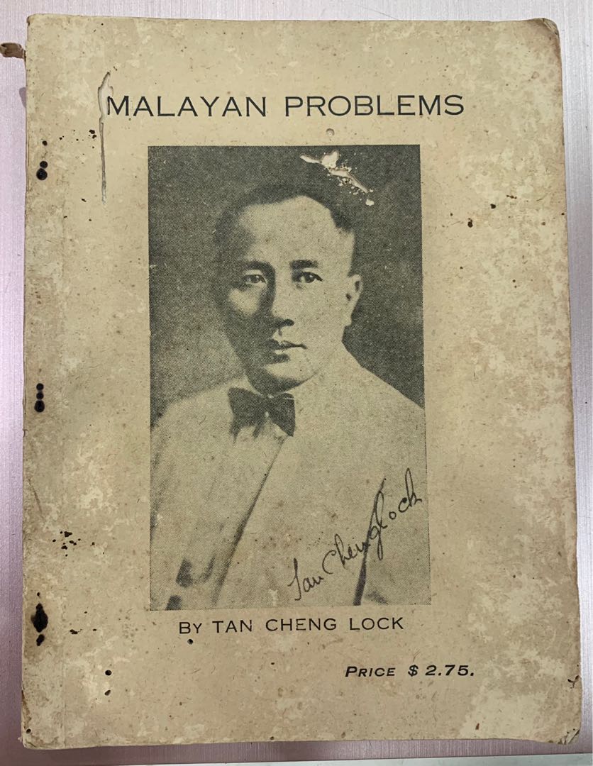 Rare Vintage Sir Tan Cheng Lock Book, Hobbies & Toys, Collectibles ...