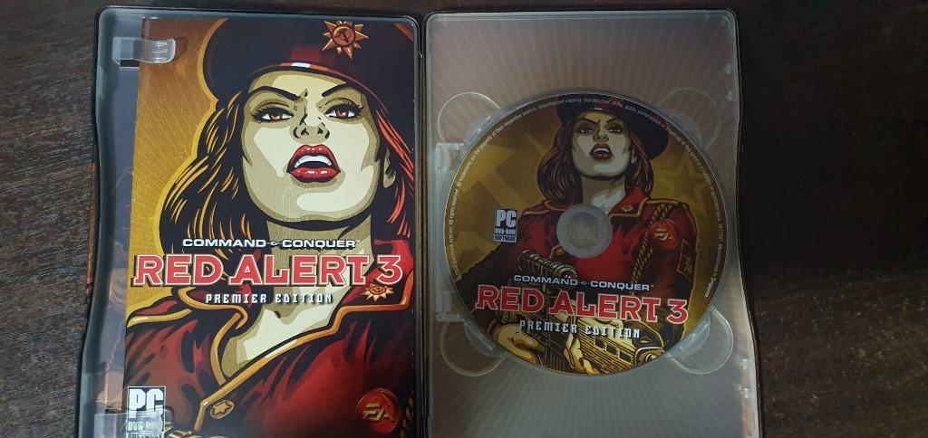 Red alert 3 PC game collectible item and one extra cd, Video Gaming ...