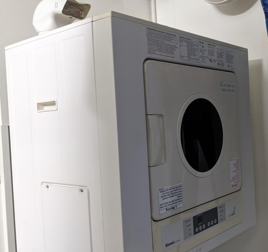 Rinnai RD 600CG GAS DRYER, TV & Home Appliances, Washing Machines and ...