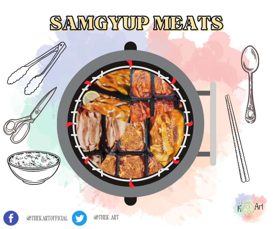 Samgyup Meat, Food & Drinks, Chilled & Frozen Food on Carousell