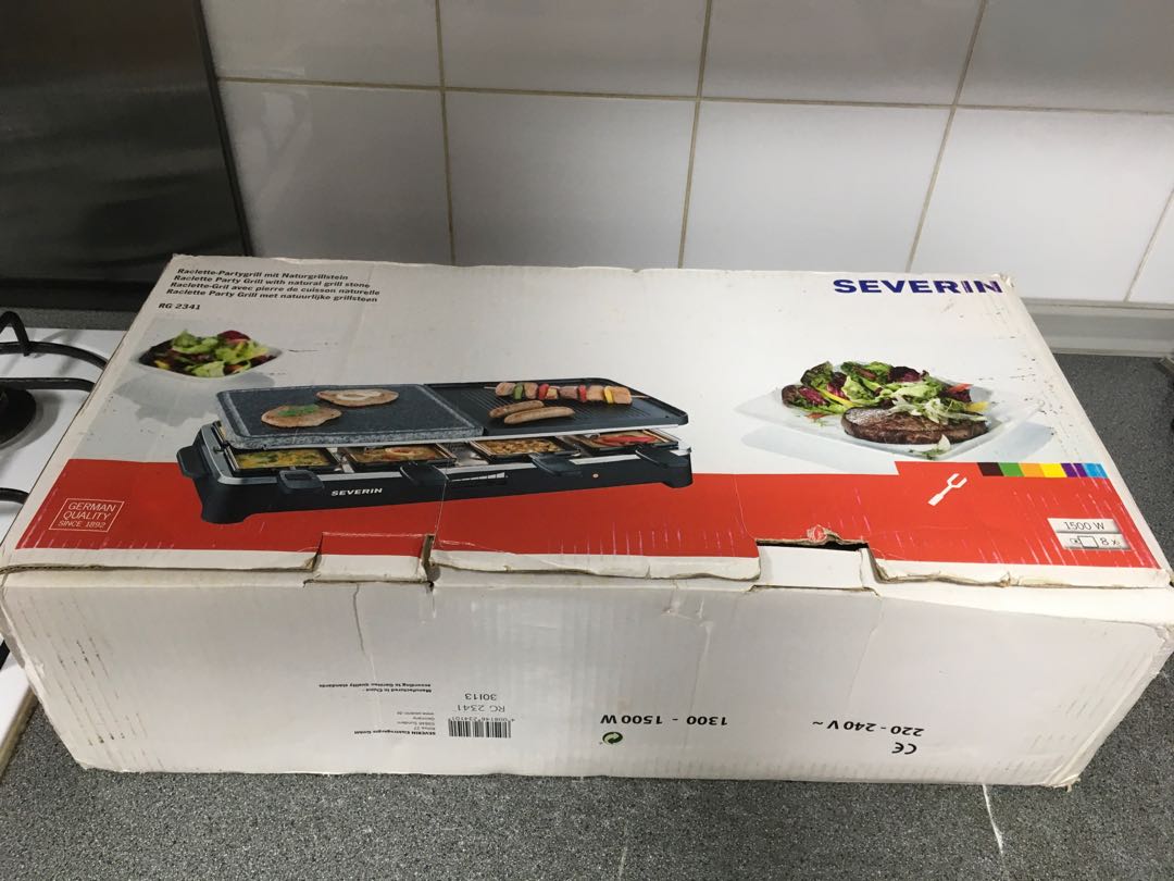 Severin odorless indoor electric stone grill, TV & Home Appliances ...
