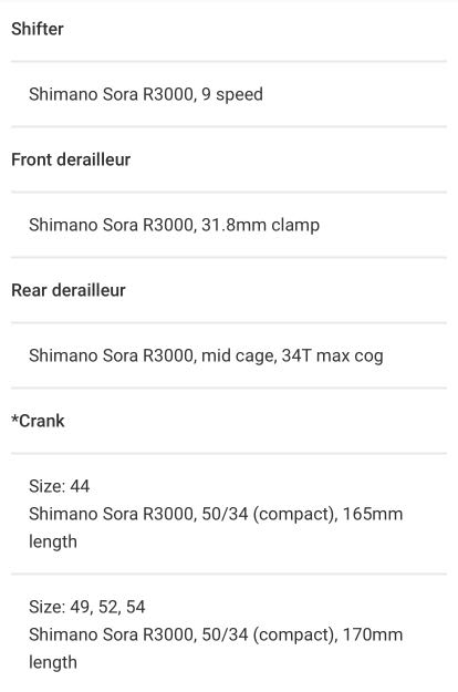 Shimano Sora 9 Speed Groupset, Sports Equipment, Bicycles & Parts ...