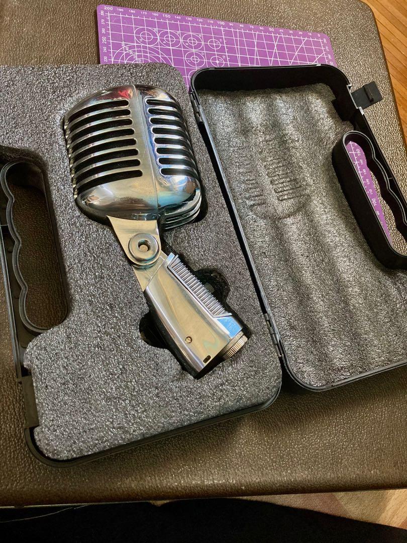 Shure vintage mic copy, Audio, Portable Audio Accessories on Carousell