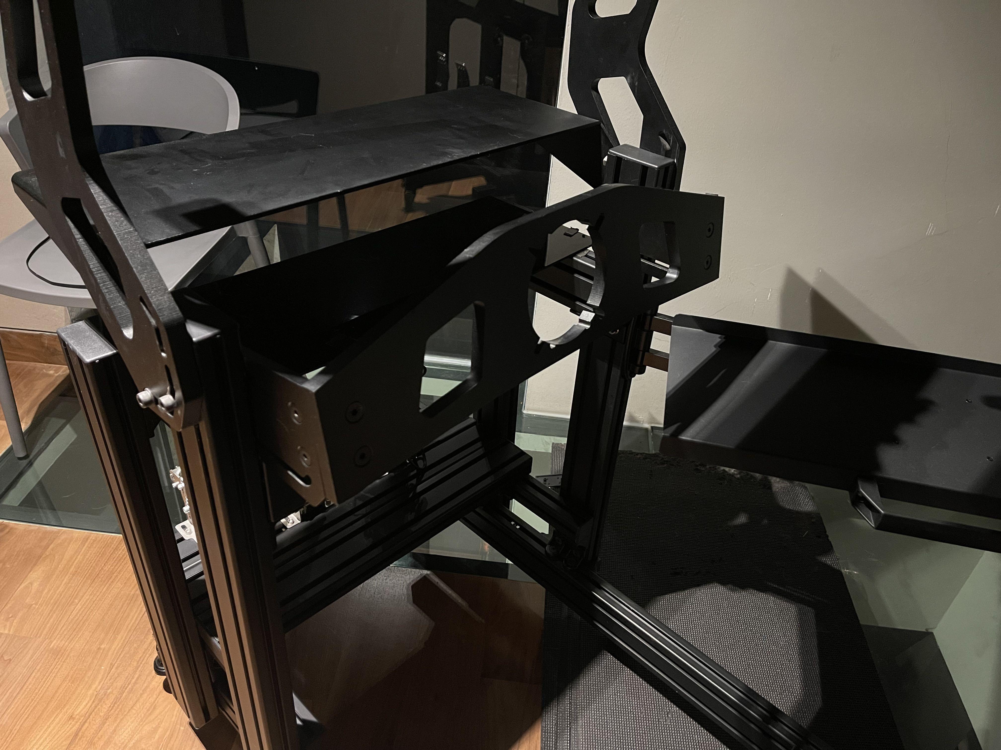 Sim Racing 4080 Rig In Full Black + Triple monitor mount + DD Mount ...