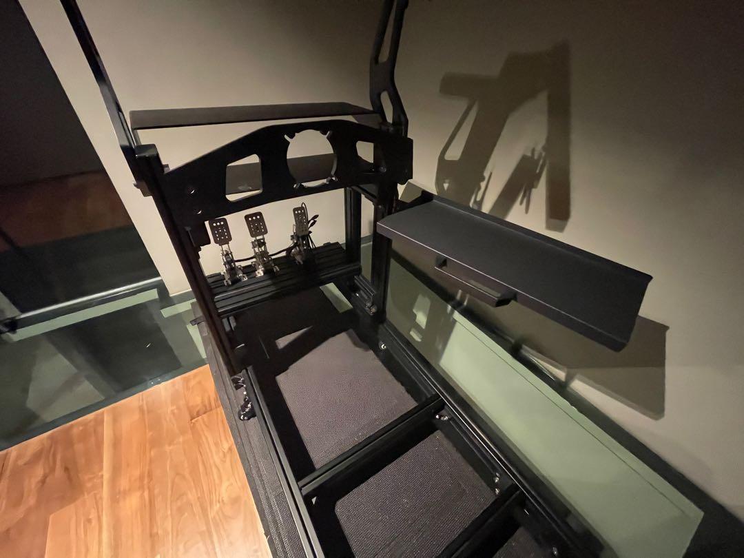 Sim Racing 4080 Rig In Full Black + Triple monitor mount + DD Mount ...