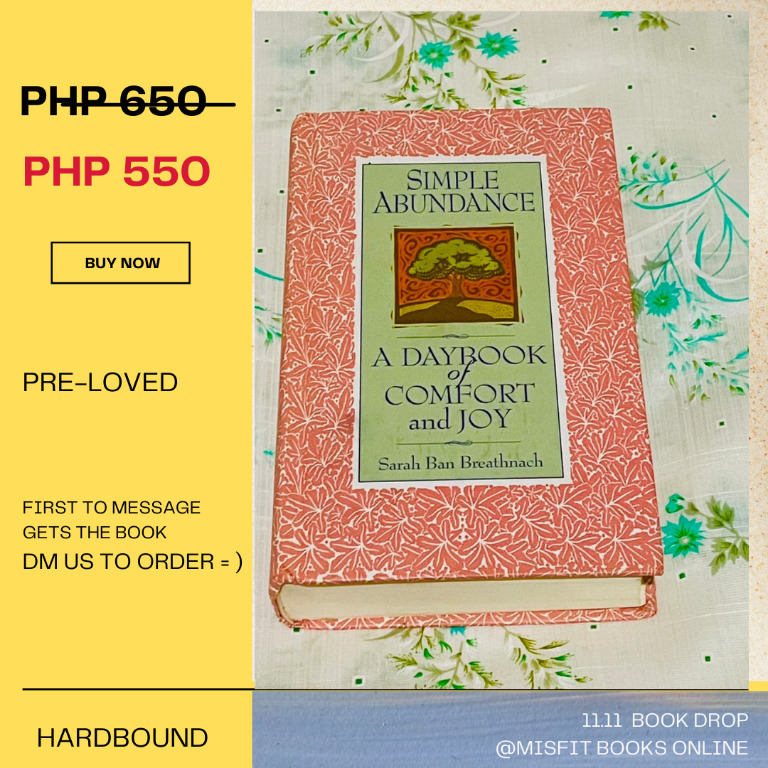 Simple Abundance. Preloved Book., Hobbies & Toys, Books & Magazines ...