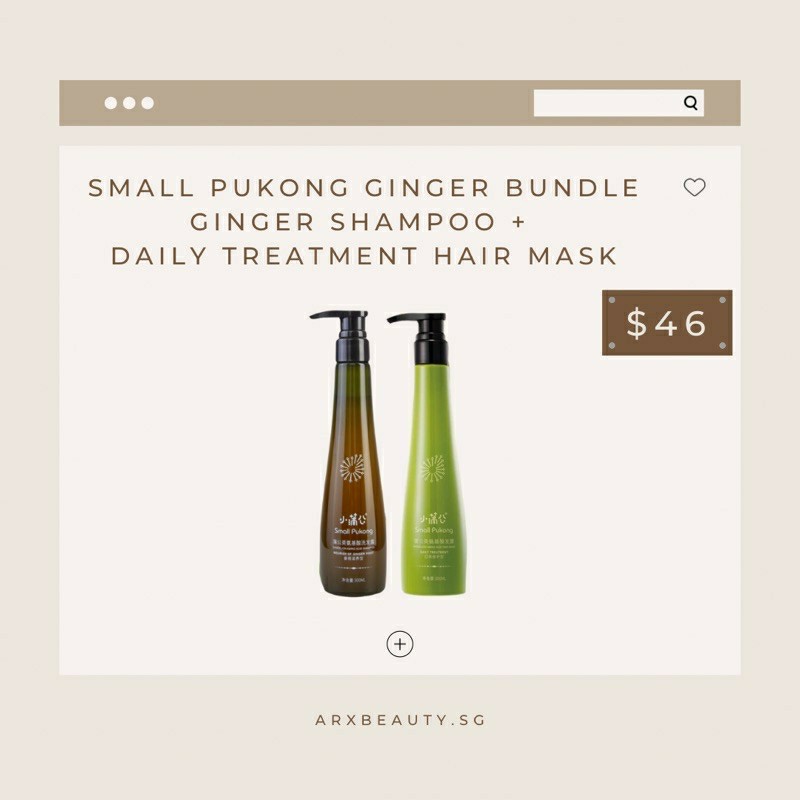 Small Pukong Ginger Shampoo, Beauty & Personal Care, Hair on Carousell