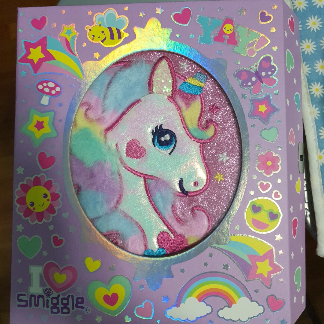 Smiggle Unicorn Diary, Hobbies & Toys, Stationery & Craft, Stationery ...