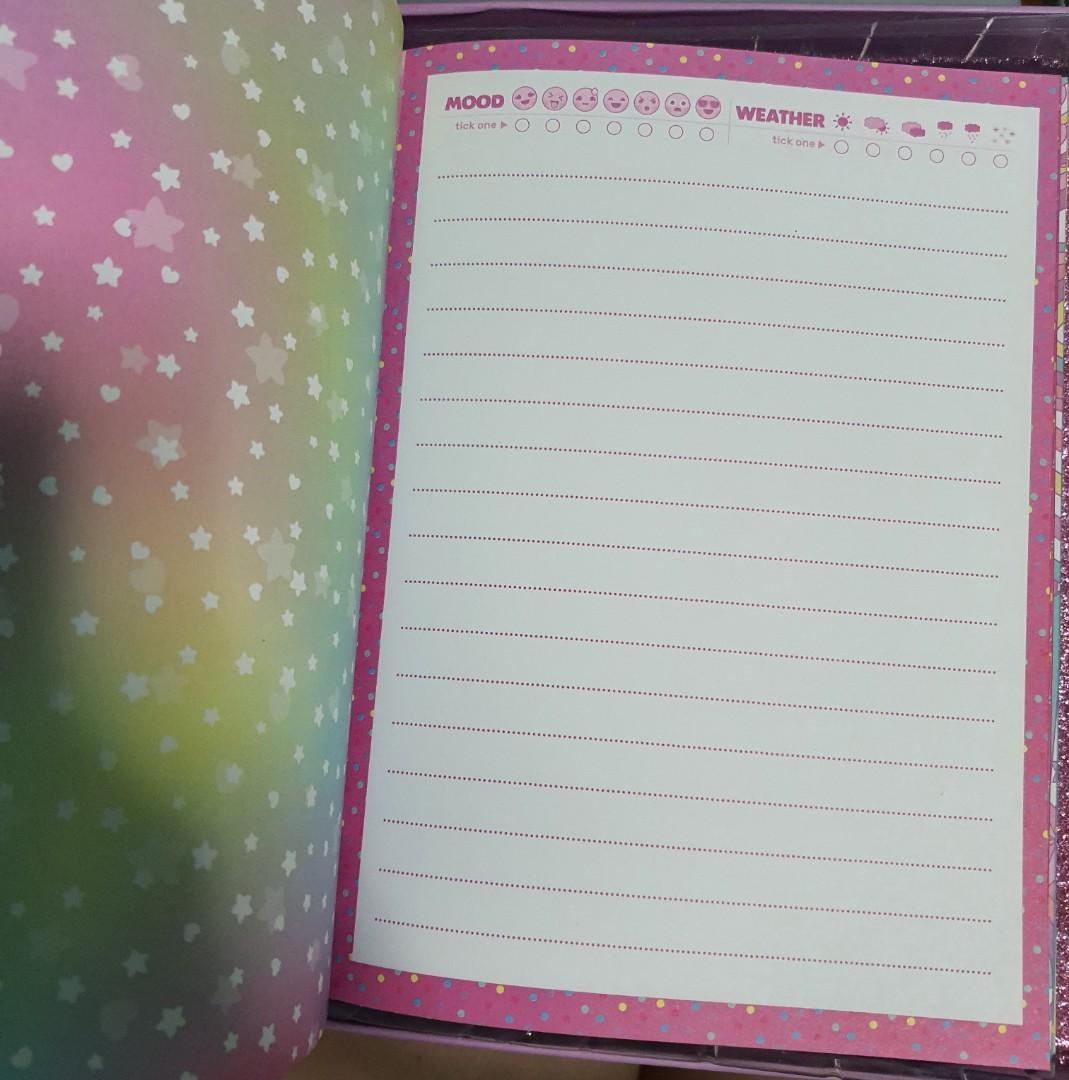 Smiggle Unicorn Diary, Hobbies & Toys, Stationery & Craft, Stationery ...