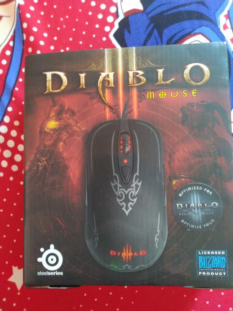 Steelseries Diablo III Reaper of souls laser mice Gaming mouse ...
