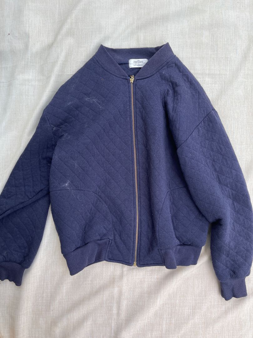 Super Nice Navy Blue Jacket, Women's Fashion, Coats, Jackets and ...