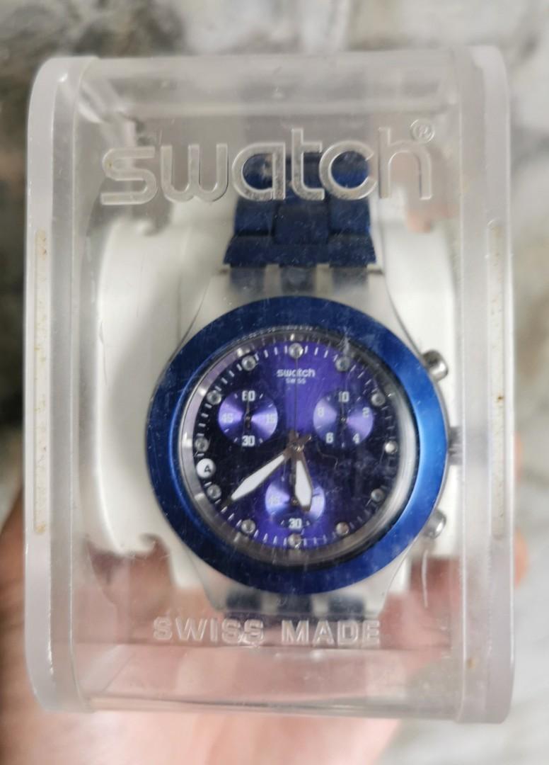Swatch Irony Diaphane, Men's Fashion, Watches & Accessories, Watches on Carousell