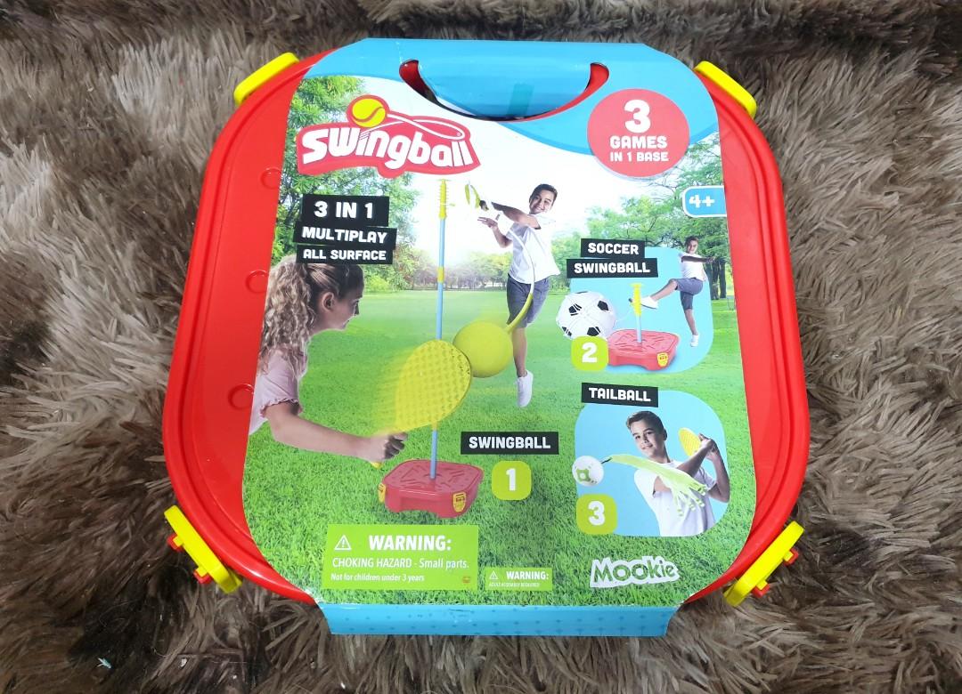 Swingball 3 in 1 Multiplay All Surface Set, Hobbies & Toys, Toys ...