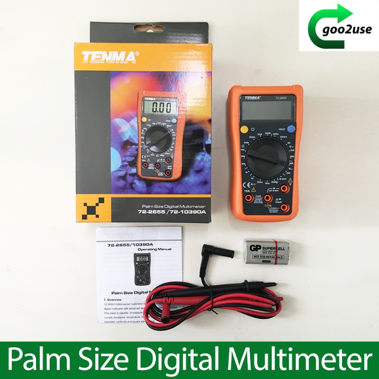 TENMA Palm Size Digital Multimeter 72-2655, Computers & Tech, Parts ...