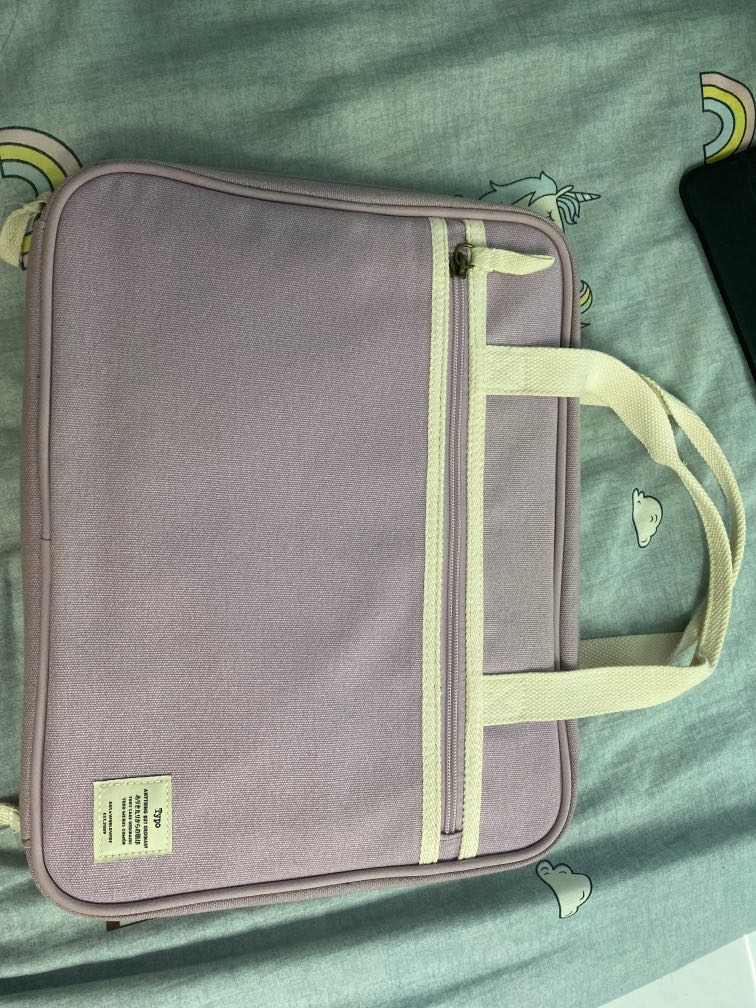 typo purple laptop bag, Computers & Tech, Parts & Accessories, Laptop ...