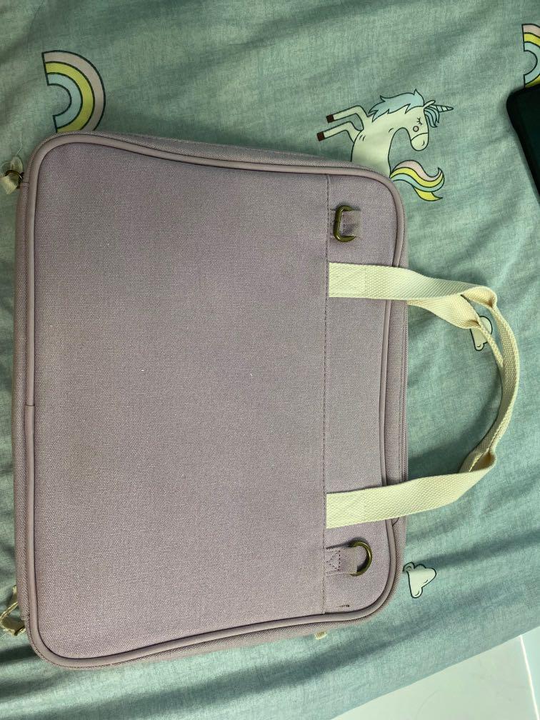 typo purple laptop bag, Computers & Tech, Parts & Accessories, Laptop ...